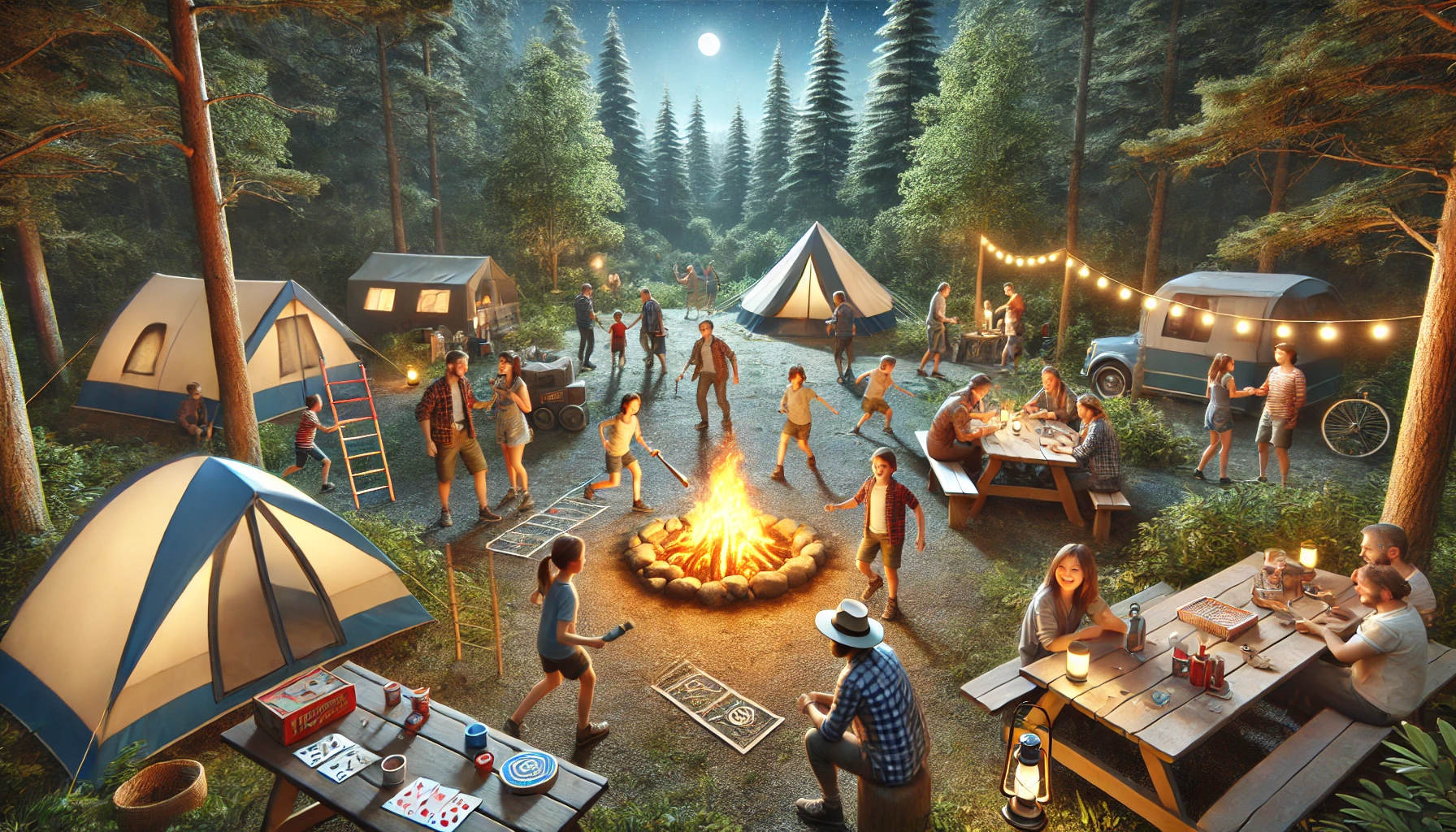 Camping Games: Fun for Everyone Around the Campfire - Campnestle